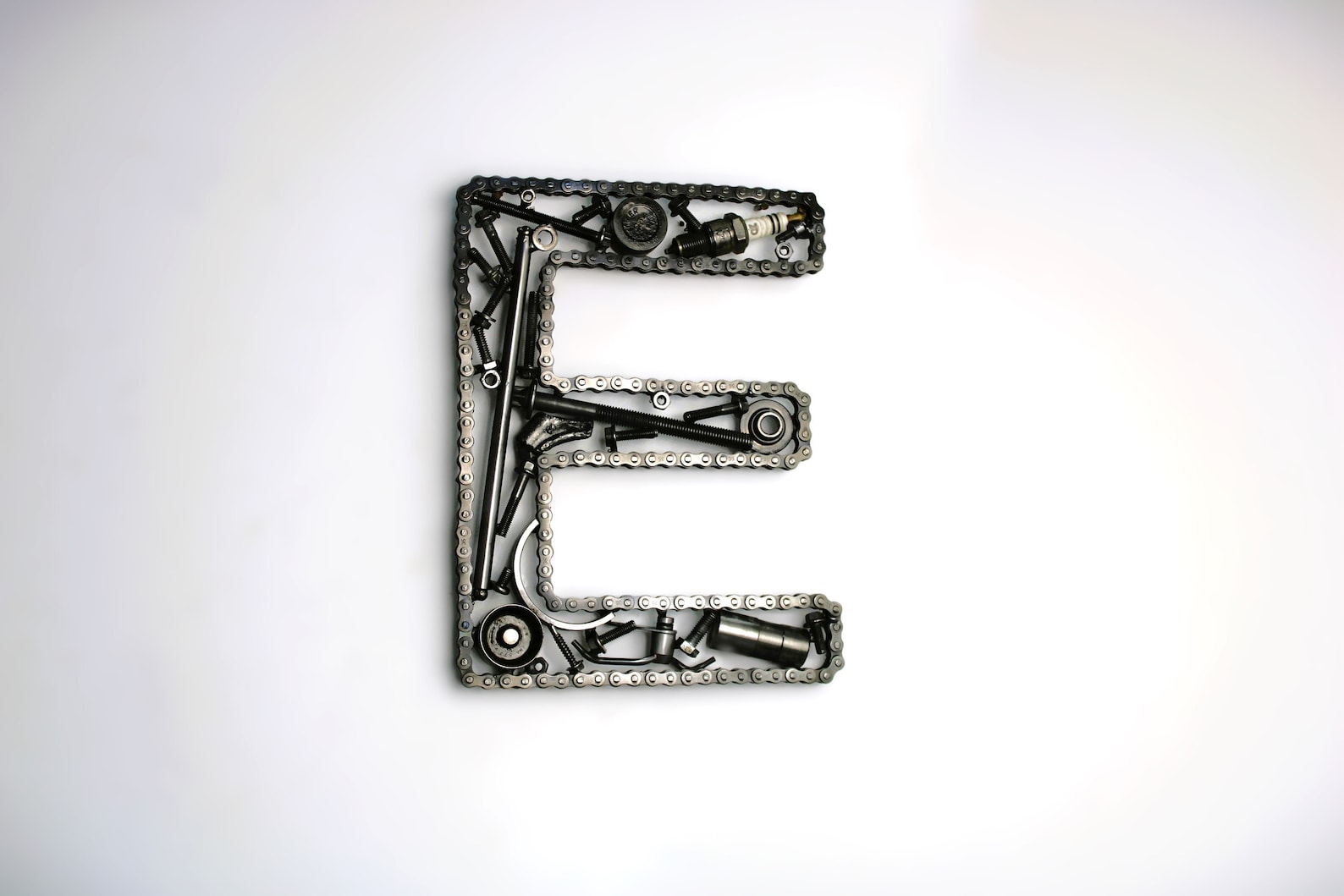 Car Part Letter E - Industrial Automotive Decor - Etsy