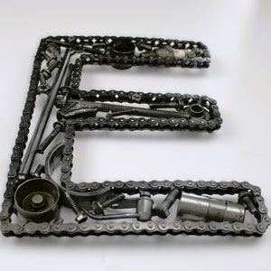 Car Part Letter E - Motorhead Gift, Unique Petrolhead Decor, Custom ...