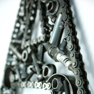 Car Part Letter A - Handmade Gift for Car Guys, Repurposed Garage Decor ...