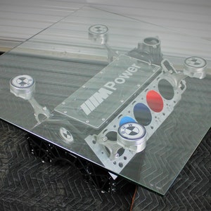 BMW M Series V10 Engine Block Coffee Table BMW M-power Color Scheme ...