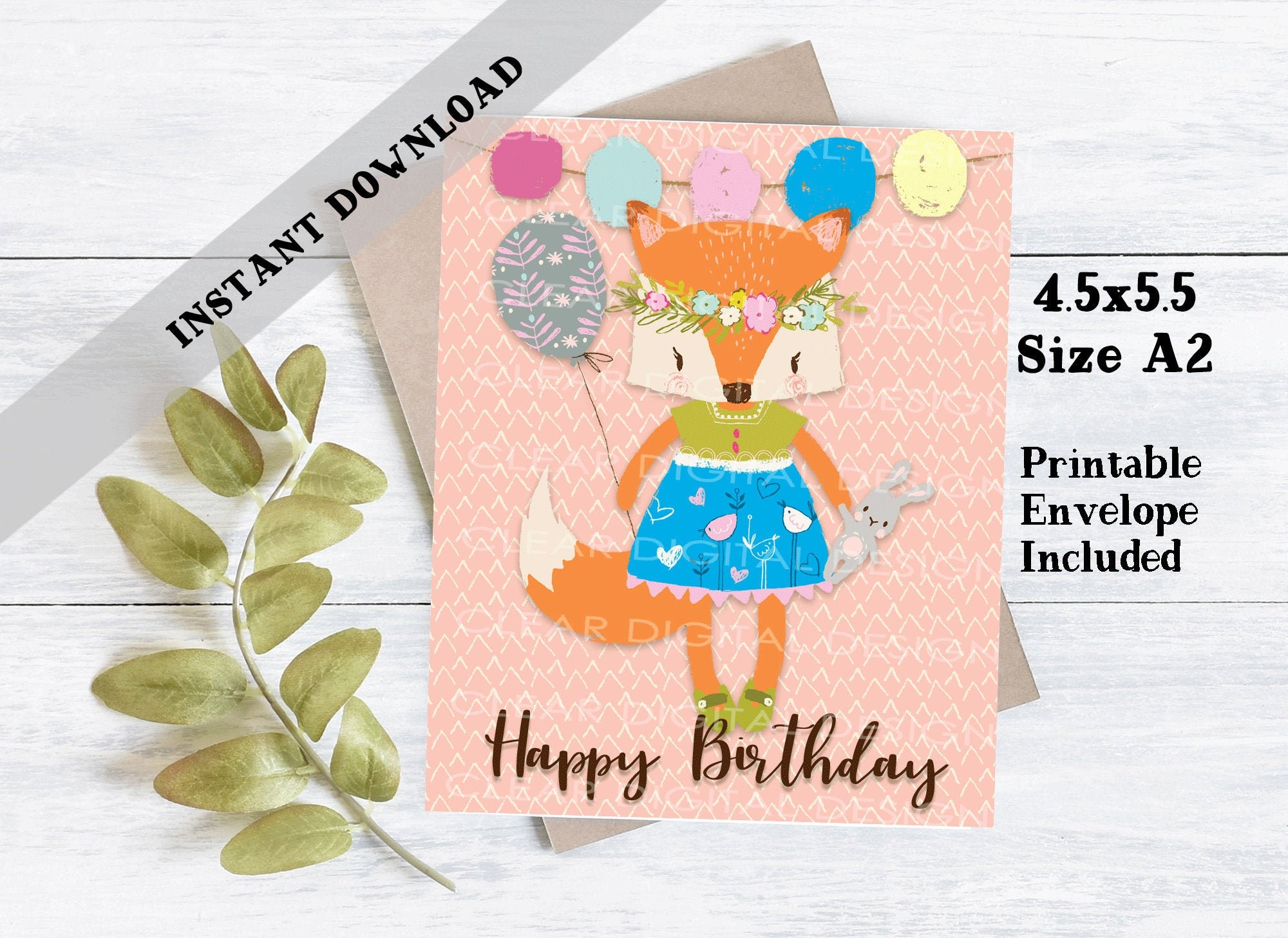 Printable Birthday Card for Girls | Printable Birthday Card | Birthday ...