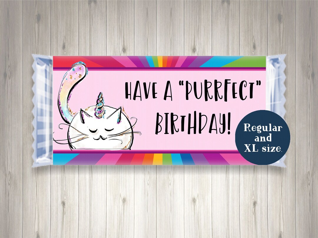 Printable Candy Bar Wrappers for Birthdays | Girls Birthday Gift ...