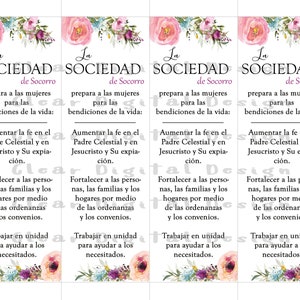 Declaracion De La Sociedad De Socorro | Marcadores De La Sociedad De ...