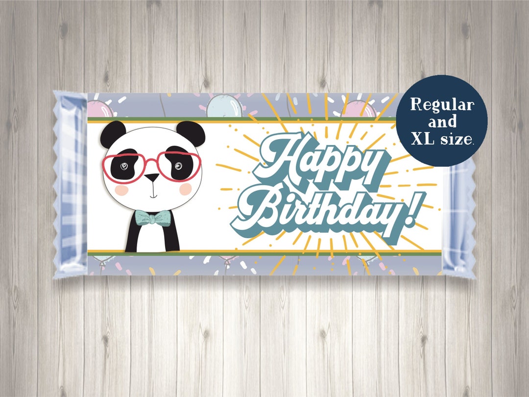 Printable Candy Bar Wrappers for Birthdays | Kids Birthday Gift ...