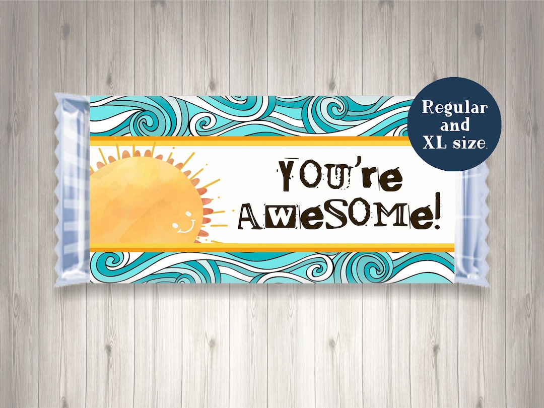 Printable Candy Bar Wrappers for Teachers | for Birthdays ...