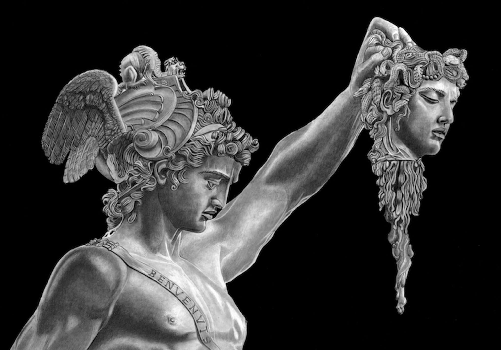 Perseus And Medusa Etsy