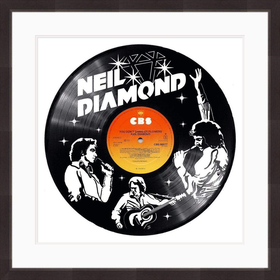 Neil Diamond Vinyl Album Wall Art - Etsy