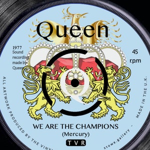 Queen Notepad Notepad Made From Real Vinyl Records, Music Themed Gift ...