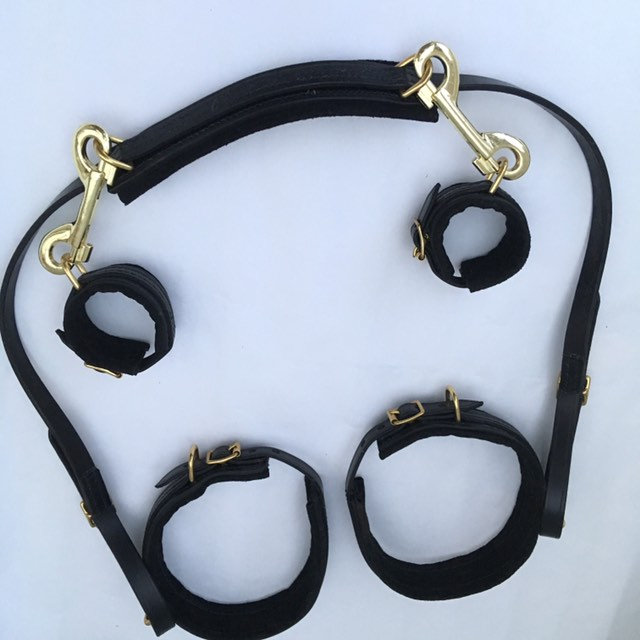 Body Restraint, Leather Bondage Restraints, Body Harness Set, Bdsm ...