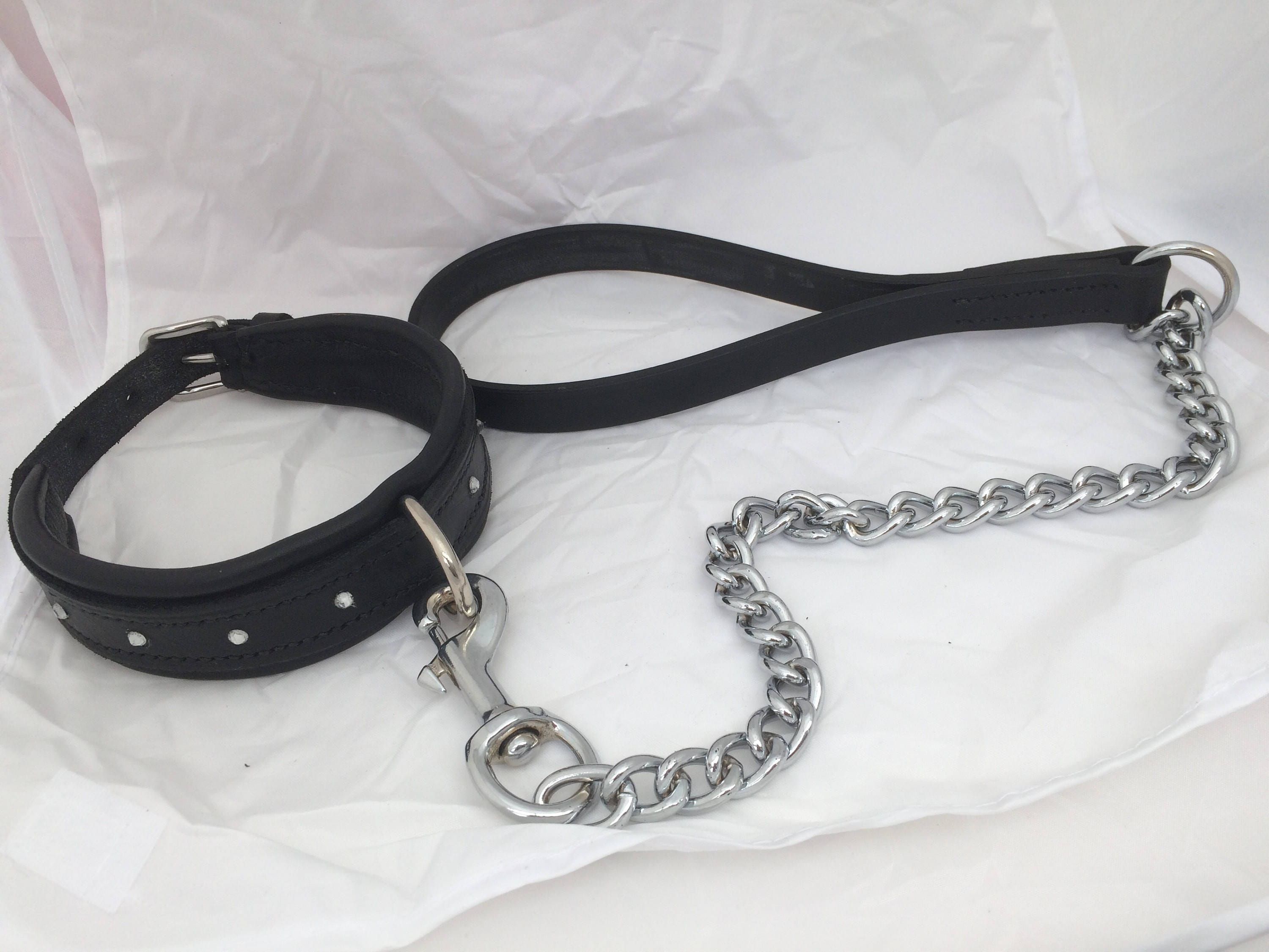 Sub Leash Bdsm Leash Leather Bdsm Lead Bdsm Chain Pet Play - Etsy