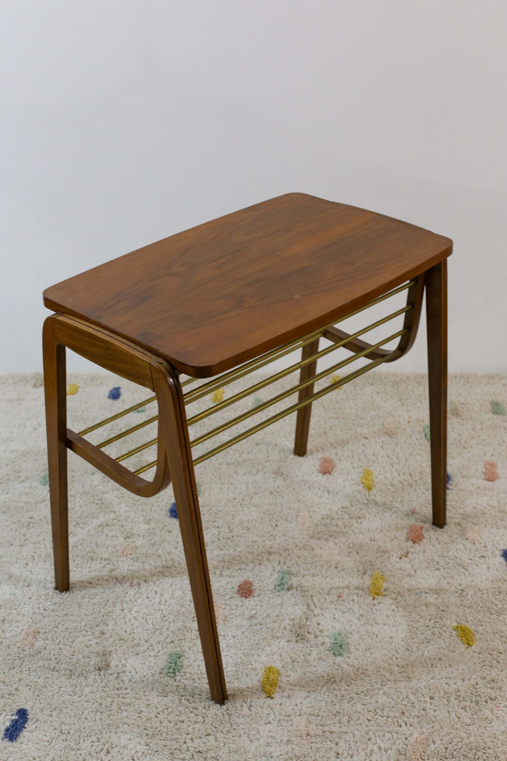 Mid Century 70s Side Table / Mid Century Stand / Made in - Etsy