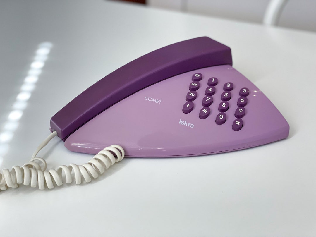 Original Push Button Vintage Telephone Iskra Comet / Yugoslavia / Rare ...