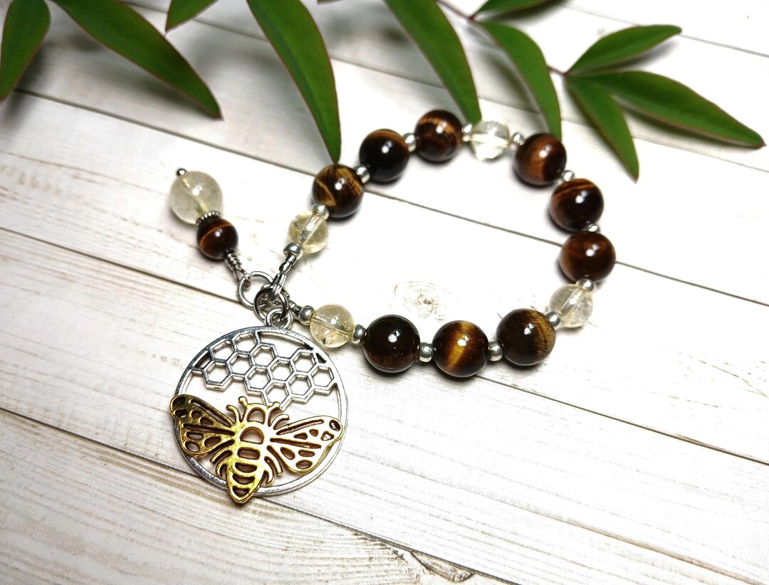 Goddess of Bees and the Harvest Witch's Ladder Pagan Prayer Beads ...