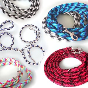 Thick Herringbone Braid // Custom Made Square Braid Leash Durable ...