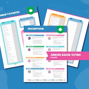 Junior Badge Voting | Girl Scouts | Troop Leader | GS | Girl Led ...
