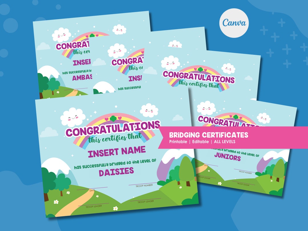 Bridge to Daisy, Brownie, Junior, Cadette, Senior, Ambassadors, Adult ...