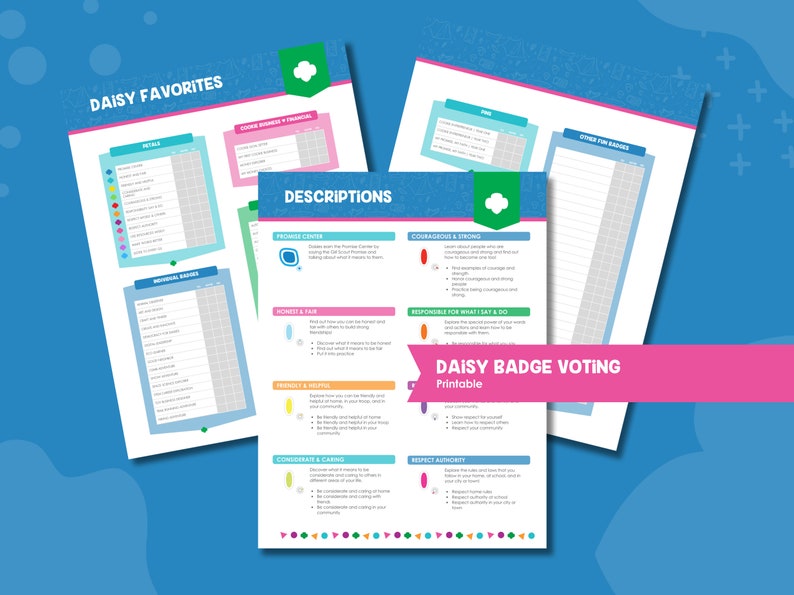 Daisy | Badge Voting | Daisies | Girl Scouts | Troop Leader | GS | Girl ...