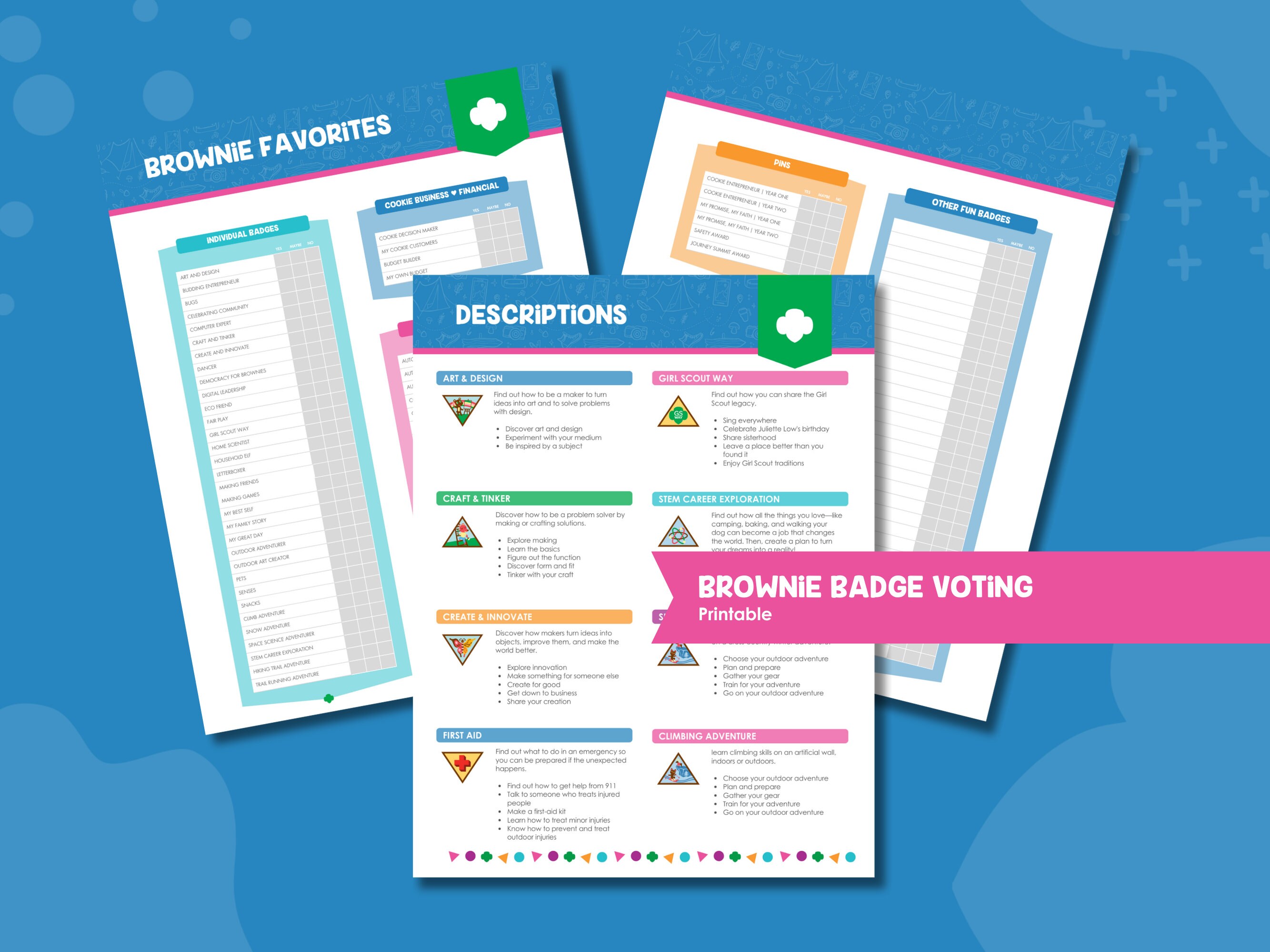 Brownies | Badge Voting | Brownie | Girl Scouts | Troop Leader | GS ...