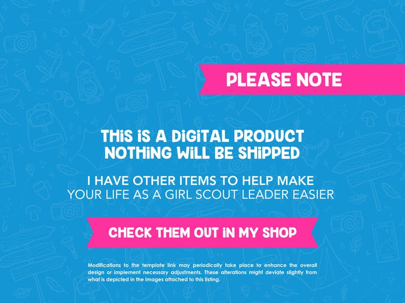 Behavior Contract Printable | Girl Scout Troop Leader Resource (digital ...