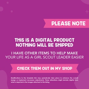 Cadettes Troop Planner 8.5 X 11 Troop Leader Girl Scouts GS Girl Led ...