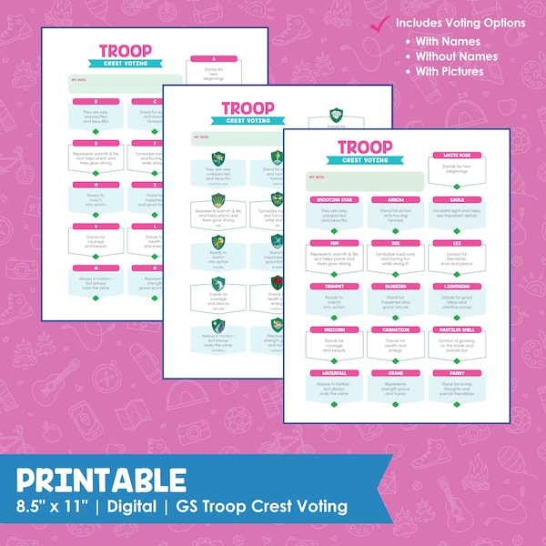 Girl Scouts Troop Crest - Etsy