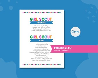 Behavior Contract | 8.5 X 11 | Troop Leader | Girl Scouts | GS | Girl ...