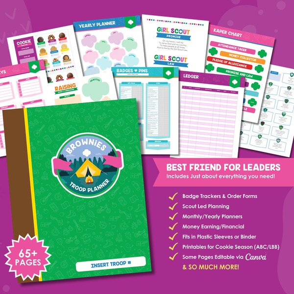 Girl Scout Planner - Etsy