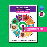 2026 Cookie Booth Twister Printable, Cookie Booth Game for Scout ...