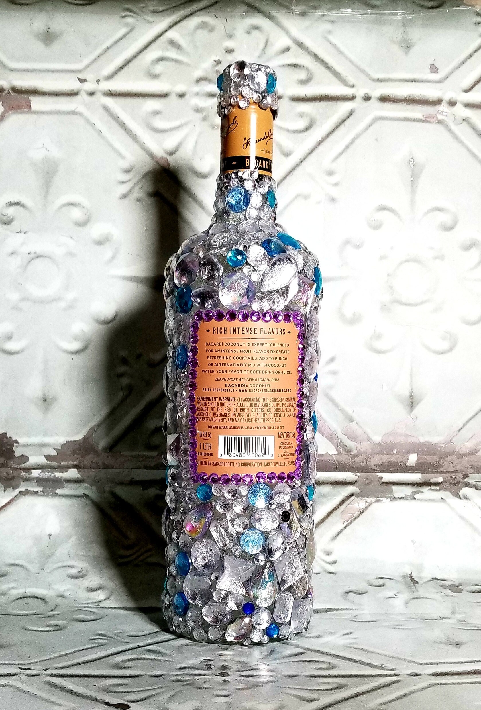 Bedazzled Glitter Bling Rhinestones 750ml Bottle Perfect Valentine's Day, Birthday, Mancave ...