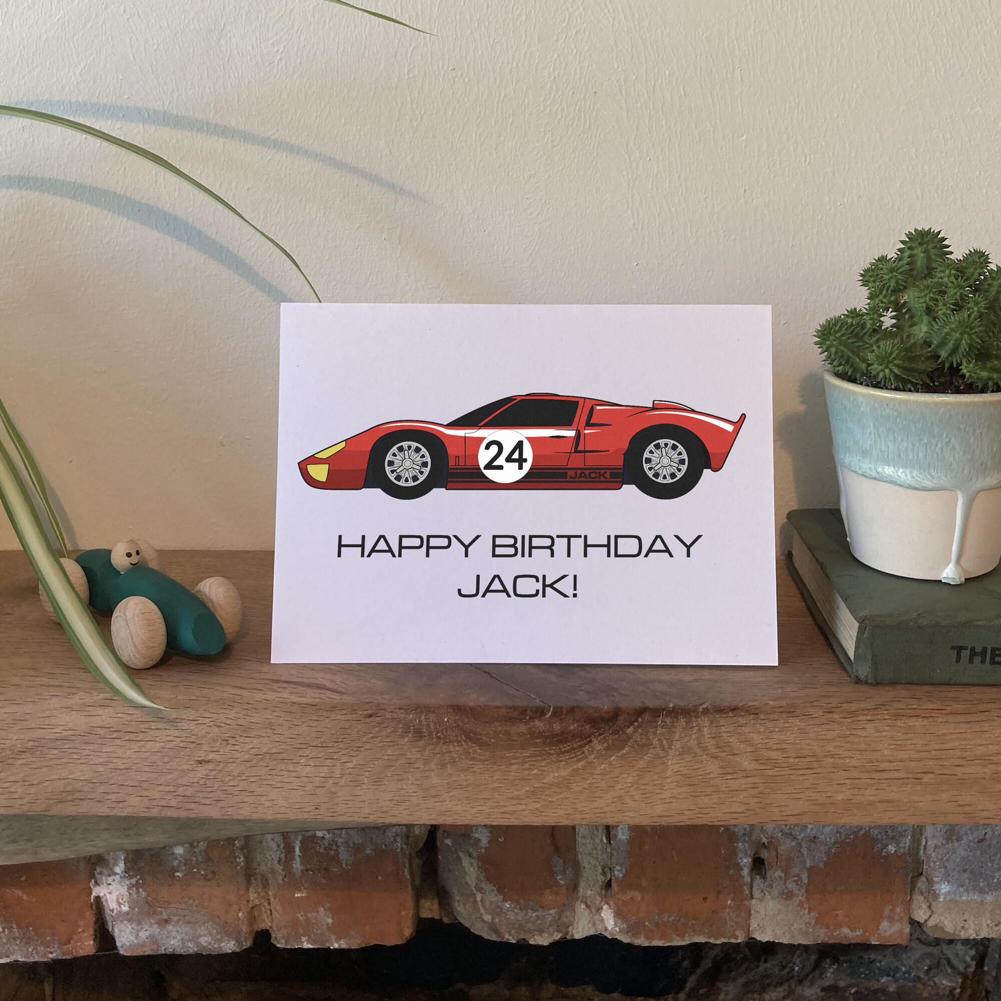 Ford GT40 Personalised Birthday Card - Etsy UK