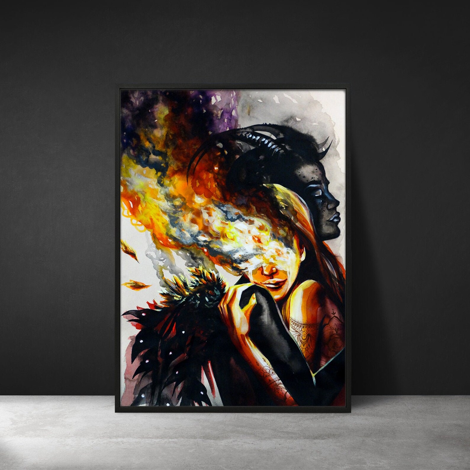 All My Soul... Print Gothic Gothic Art Dark Decor Gothic - Etsy