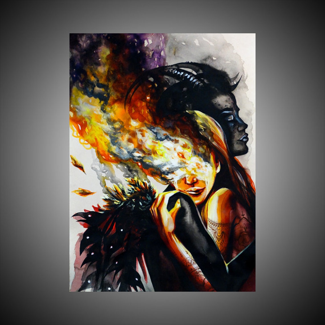 All my soul... print Gothic Gothic Art Dark Decor Gothic | Etsy