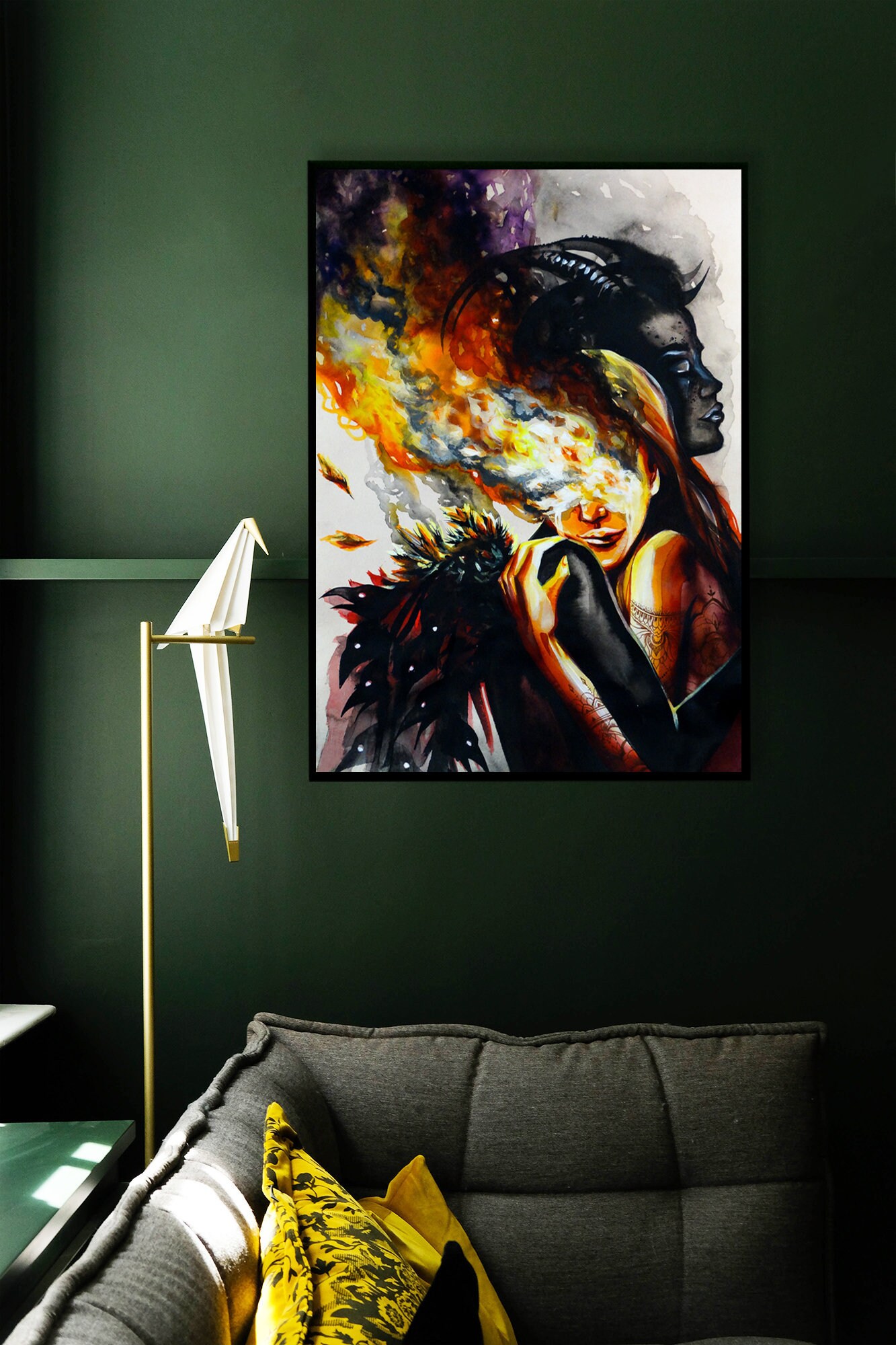 All My Soul... Print Gothic Gothic Art Dark Decor Gothic - Etsy