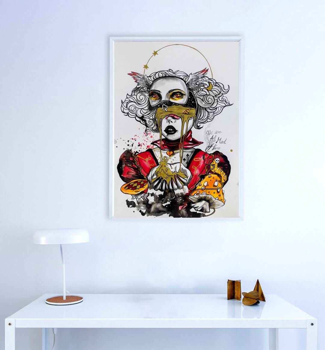 Aquarius Painting, Zodiac Star Sign, Alice in Wonderland, Woman ...