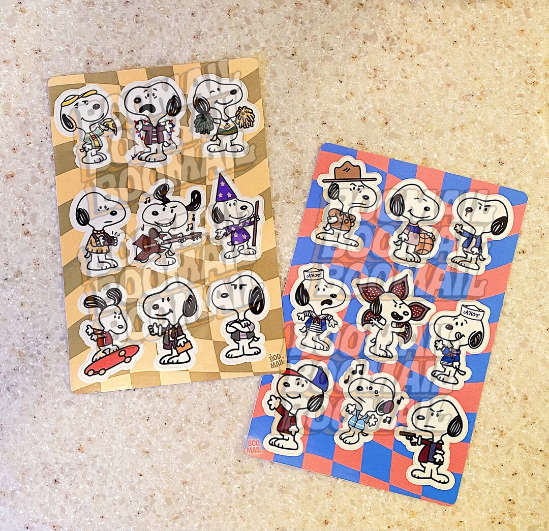 Snoop Things Sticker Sheet - Etsy