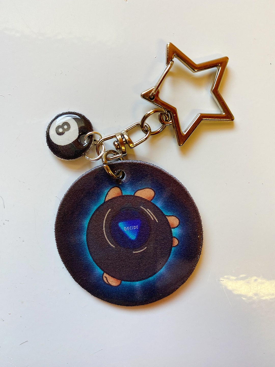 Djo 8 Ball Keychain - Etsy