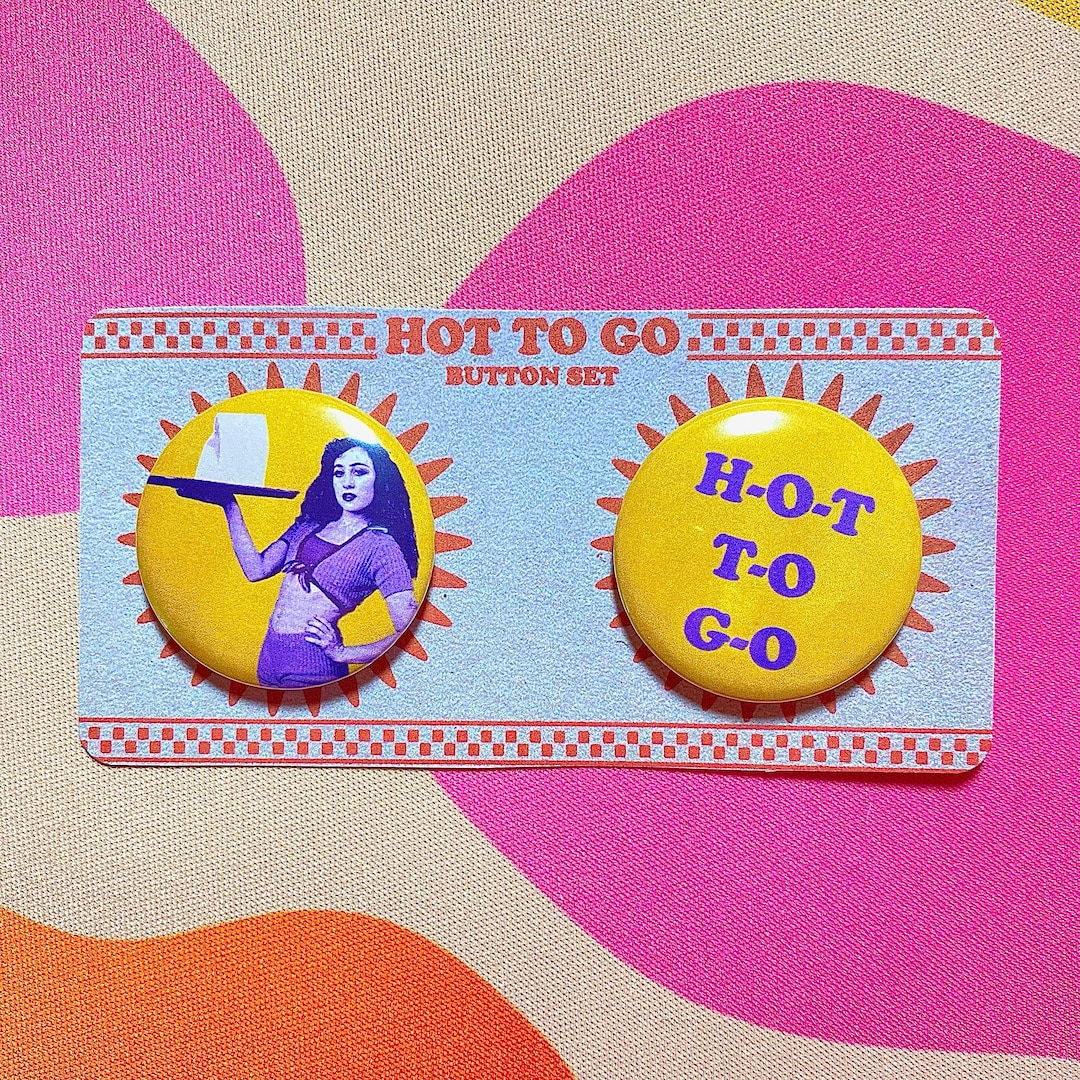 Hot to Go Mini Button Set - Etsy