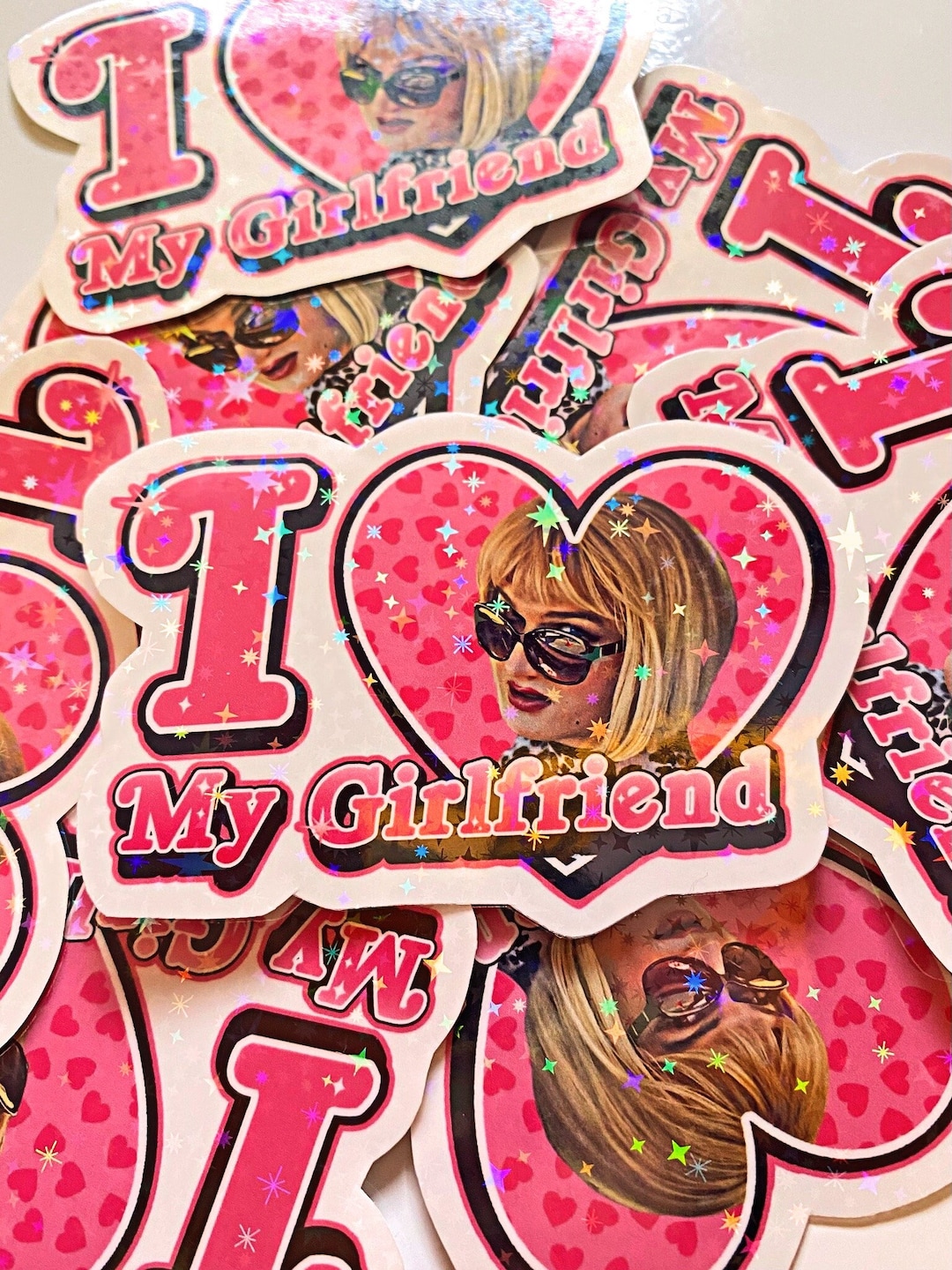 I Heart My Girlfriend Marmalade Sticker - Etsy