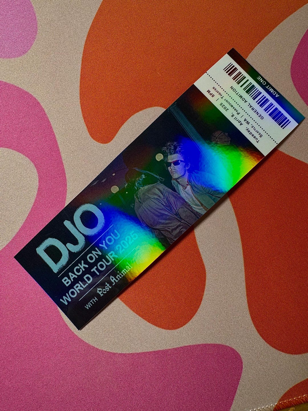 Djo Tour Custom Personalized Concert Ticket - Etsy