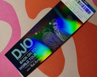 Custom Djo Back on You Tour Concert Ticket - Etsy