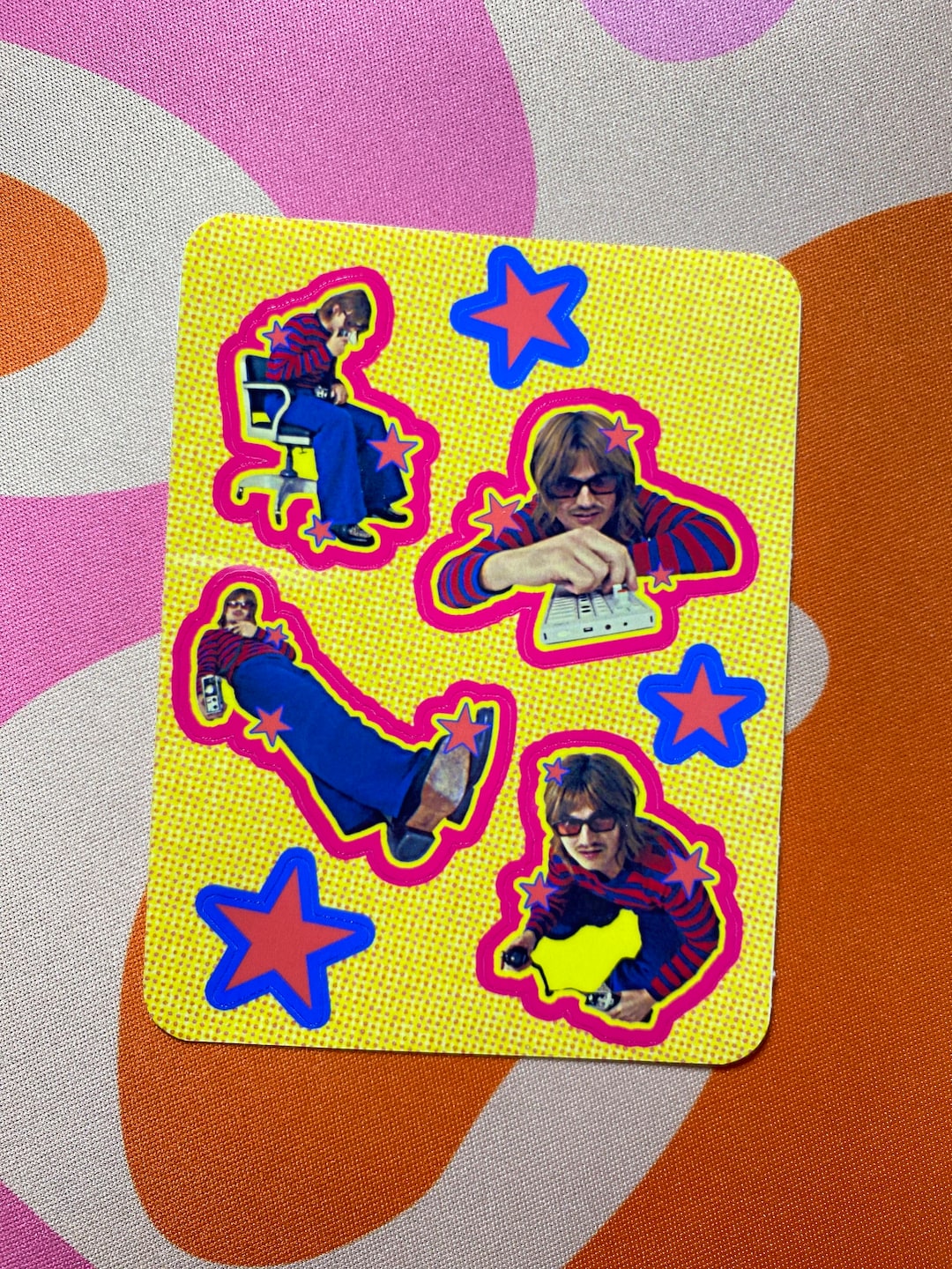 Funky Lil Djo Mini Sticker Sheet - Etsy