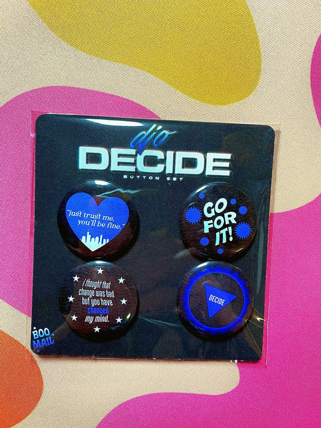 Djo Decide Button Set - Etsy