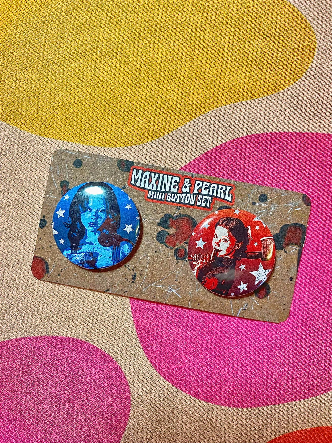 Maxine and Pearl Mini Button Set - Etsy