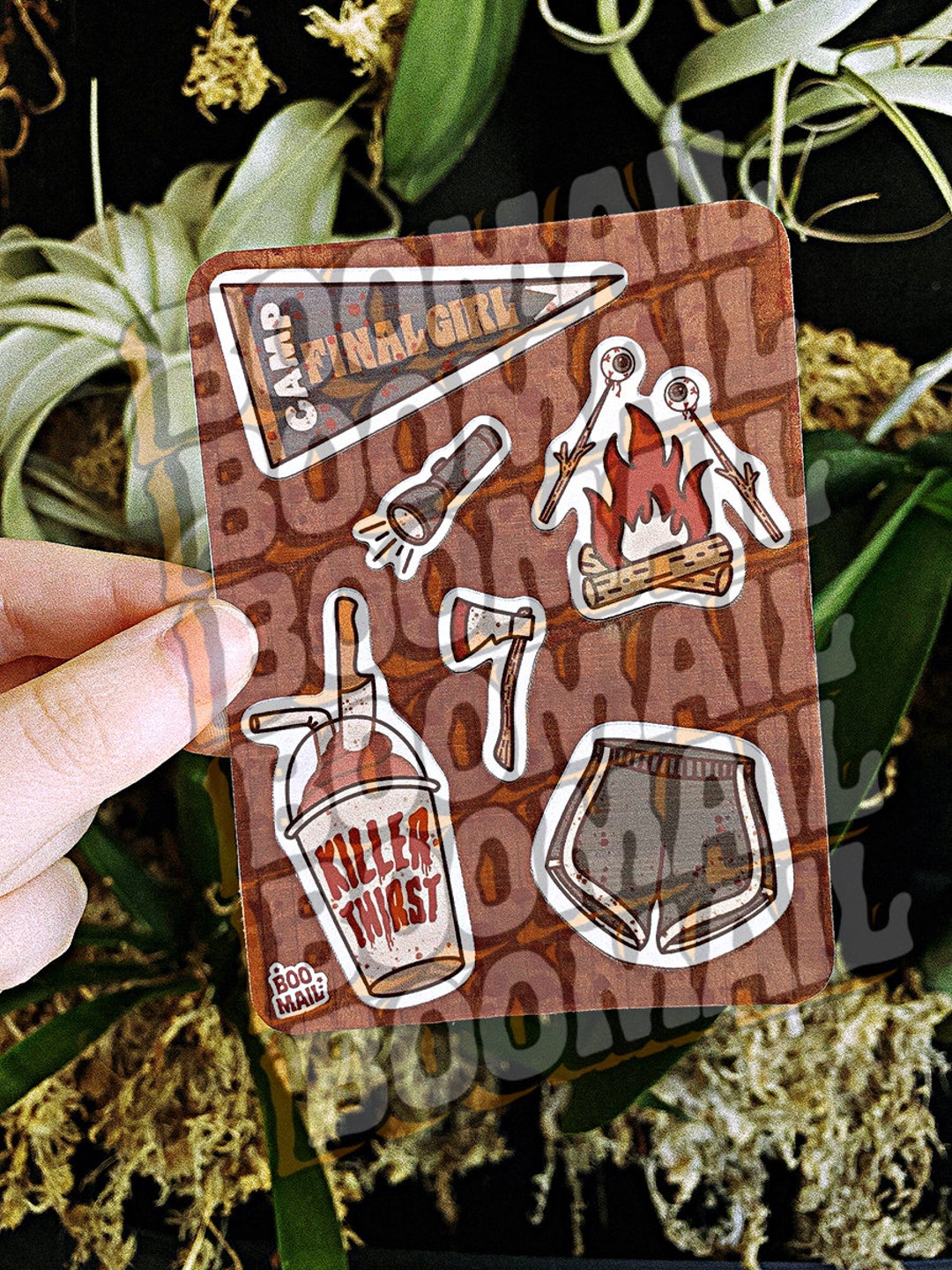 Slasher Summer Mini Sticker Sheet - Etsy