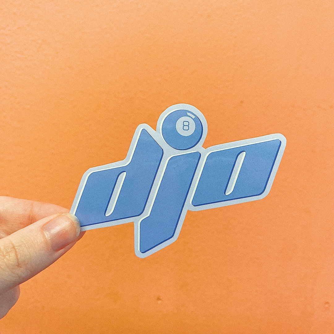 Djo Y2k Logo Sticker - Etsy