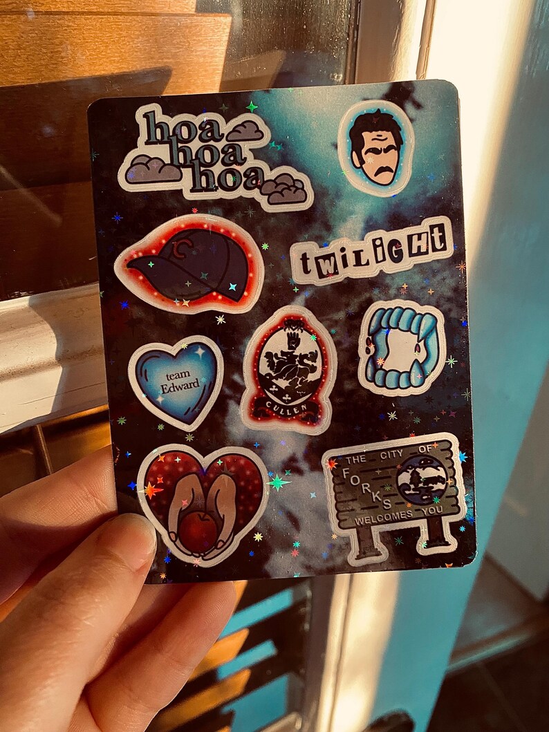 Twilight Shiny Mini Sticker Sheet - Etsy