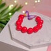 Red Apples Bracelet Apple Jewelry Polymer Clay Gift for Her Apples ...
