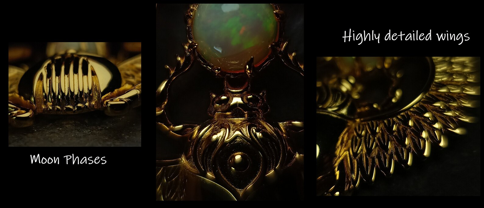 Scarab Amulet Necklace | Wednesday Addams | Siren Bianca | Talisman ...