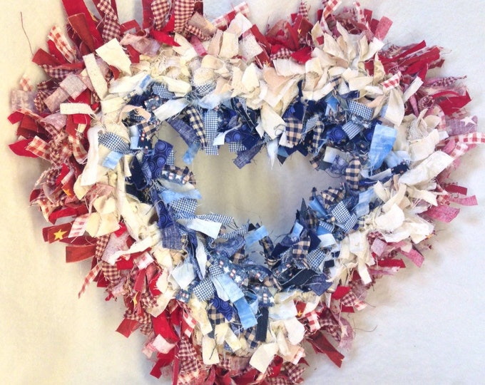 Welcome Rag Wreath - Etsy