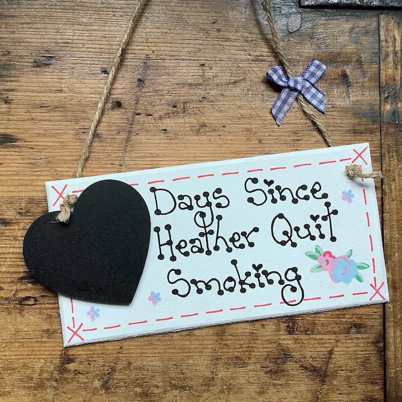 Quit Smoking Signs - Etsy UK